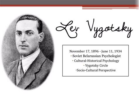 Vygotsky S Theory Of Cognitive Developmet Simple Outline Presentation PPT