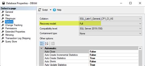 sql server point in time recovery