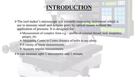 Tool Maker Microscope Pptx