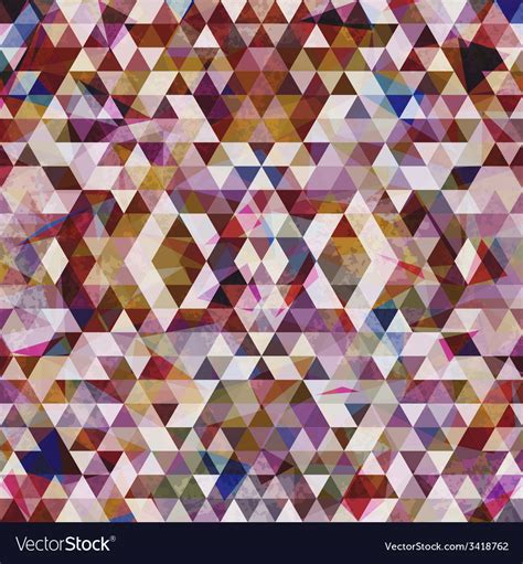 Triangular Mosaic Purple Background Royalty Free Vector