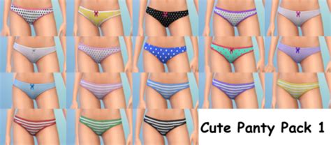 Cute Panty Pack 1 Clothing Loverslab