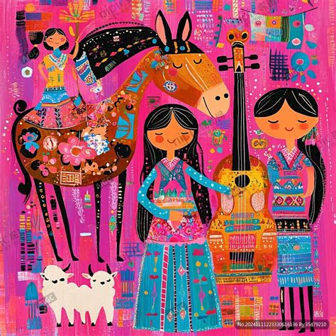 Ai创作图小数民族插画 马头琴图案 马头琴设计 精美的民族风情装饰画 蒙古女孩插画 民族特色绘画 民族女孩插画 民族女孩原创插画 马头琴卡通设计 民族自治区插画 鄂温克族插画 民族风情装饰画