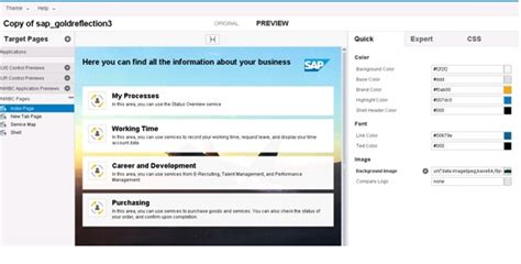 Nwbc And Theme Designer How To Create And Assign Sap Community