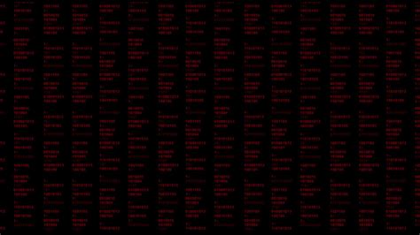 Red Digits On Black Background Animation Binary Code Hack Or Error Security Issue Data Code