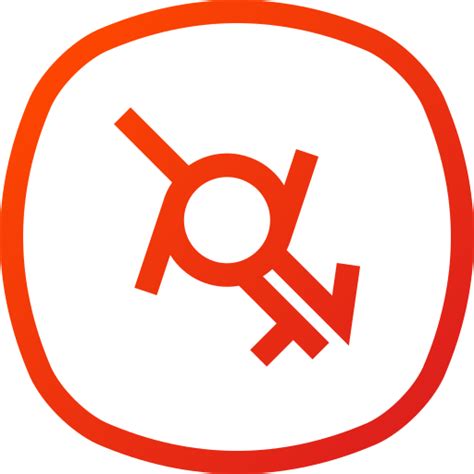Gender Fluid Generic Gradient Outline Icon