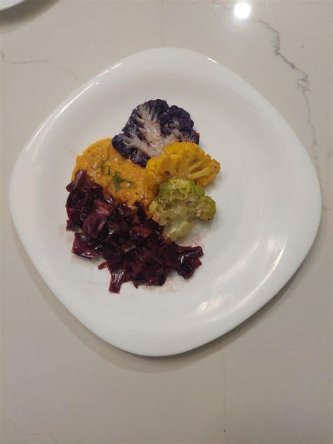 Week 39 Creative Plating Trichromatic Vegetable Mix Competition R
