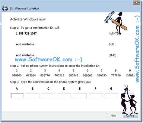 How Can I Activate Windows 7 Via Phone System