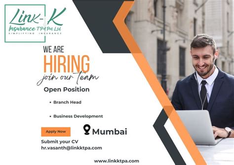 Vasanth B On Linkedin Branchhead Businessdevelopment Mumbai Tpa Healthinsurance Broking