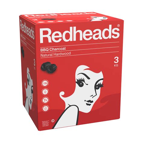 Redheads® Bbq Charcoal Premium Hardwood Hexagonal Charcoal