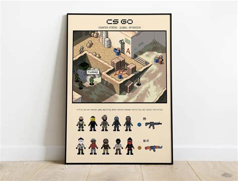 Counter Strike Global Offensive Cs Go Game Poster Architeg Prints