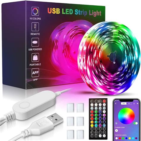 LED Strip USB 5V 10M Remote Controller Tech Titan