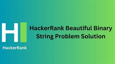 Hackerrank Beautiful Binary String Solution