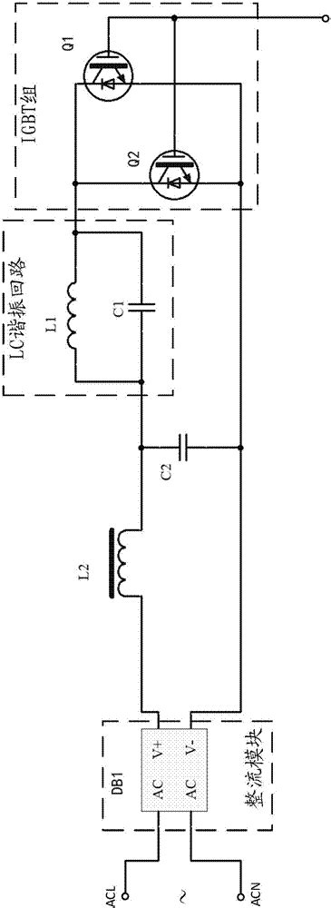 一种电磁加热电路的主回路及电磁加热电路的制作方法 2