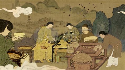 古人制茶喝茶ae模板下载编号4688511ae模板光厂vj师网