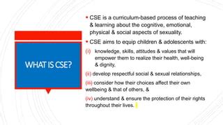 Comprehensive Sexuality Education Provision PDF