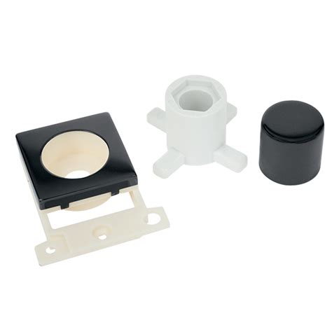 Click MiniGrid Matt Black Dimmer Module Mounting Kit Countyelec