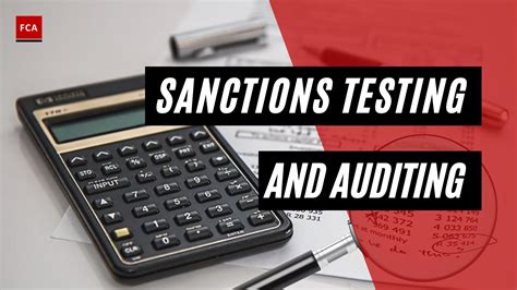 Testing And Auditing Sanctions Compliance Framework Element 4