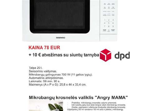 Daewoo Mikrobang Skelbimai Skelbiult