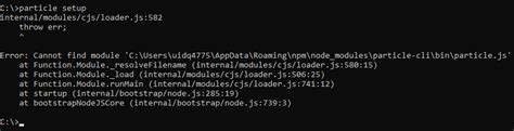 solved particle cli latest update broke me troubleshooting particle