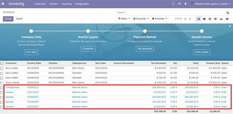 Odoo Import Invoice Data Pragmatic