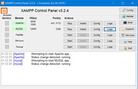Mysql Internal Files Of Xampp Such As Phpmyadminindexphp Htdocs