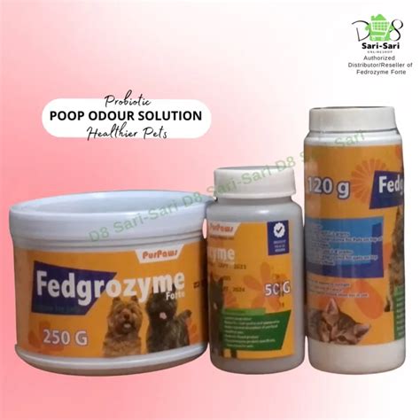 Fedgrozyme Forte Purpaws 50g 250g Trial Pack Pets Probiotic