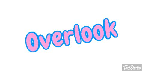 Overlook Word Animated  Logo Designs