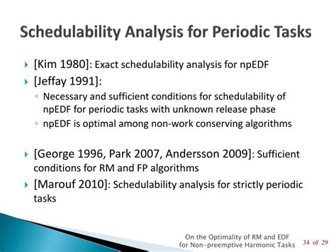 Ppt On The Optimality Of Rm And Edf For Non Preemptive Real Time
