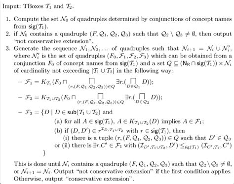 Algorithm For Deciding Non Conservative Extensions In El Download
