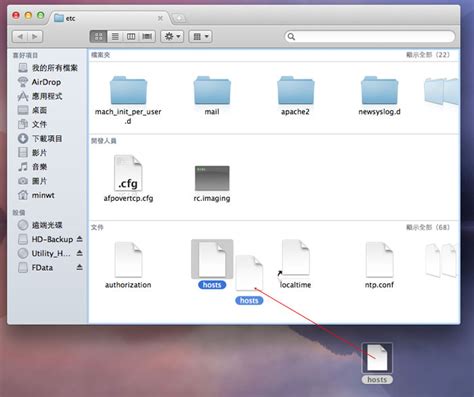 [mac] 修改mac下的hosts文件 梅問題．教學網