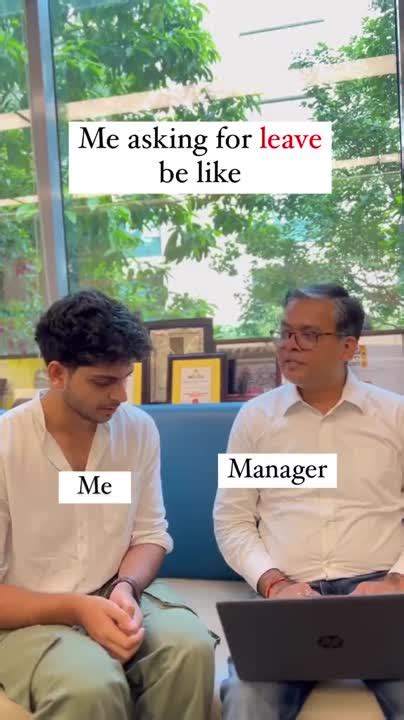 Hafiz Muhammad Abdullah On Linkedin Me Asking For Leave Be Like 🤣