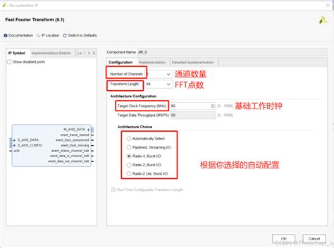 Ofdm学习 Ip核学习 Fifo Ip核和fft Ip核在vavido中的配置以及使用fft Ip核配置 Csdn博客