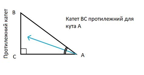 Катет Протилежний та прилеглий катет Corelamps