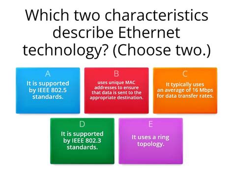 Ethernet Switching Quiz