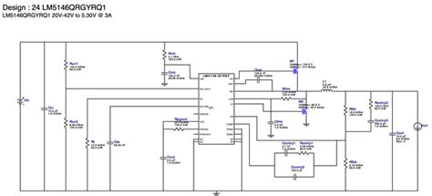 LM5146 Q1 Miss Match In WEBENCH And Quickstart And Voltage Drop With Puling Higher Current