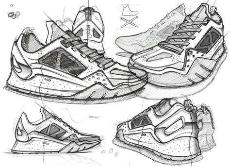 Shoe Design Sketches Running Shoes Design Sneakers Sketch