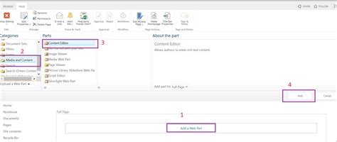 Add Content Editor Web Part To Sharepoint Online