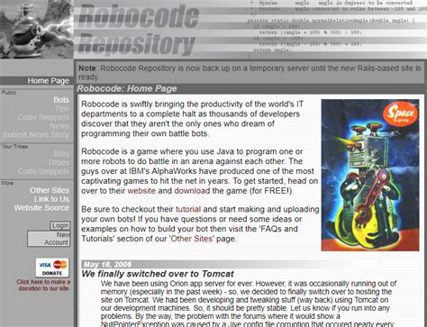 Robocode Repository Robowiki Robocode Repository Robowiki
