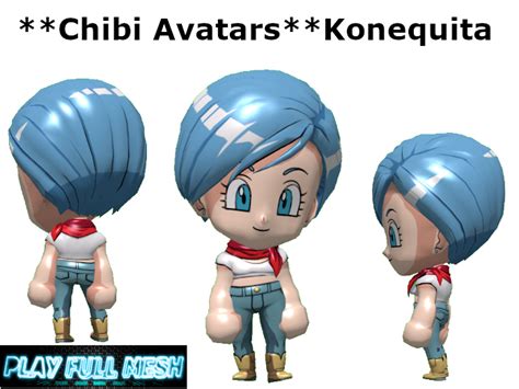 Second Life Marketplace Chibi Avatarkonequita