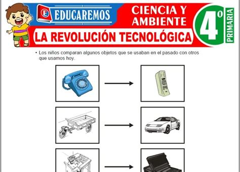 La Revolución Tecnológica Para Cuarto De Primaria Fichas Gratis 📚
