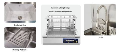 Stainless Steel CSSD Instrument Endoscope Washing Sink