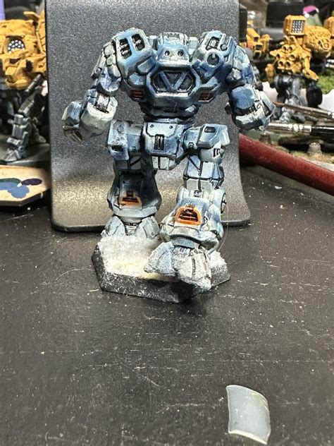 Start Of My Clanner Winter Camo Force R Battletech
