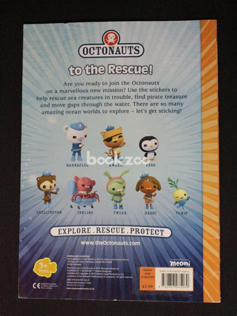 Buy Octonauts To The Rescue Sticker Book By Simon And Schuster At Online