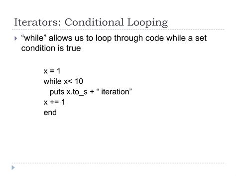 Ruby Language Array Hash And Iterators Ppt