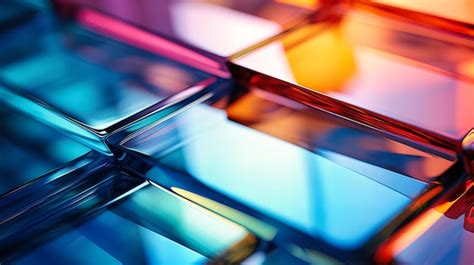 Premium AI Image Intersecting Lines On A Glass Grid