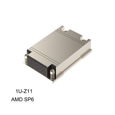 Amd Sp6 1u Server Passive Cooler For Epyc Cpu Chips