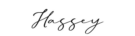Hassey Font