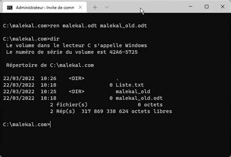 Les Commandes De Base De Linvite De Commande Cmd Windows Cd Dir Mkdir