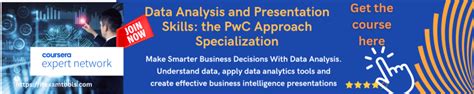 Mastering Analytics With Pwc A Comprehensive Specialization On Coursera