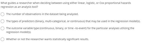 Solved What Guides A Researcher When Deciding Between Using Chegg Com